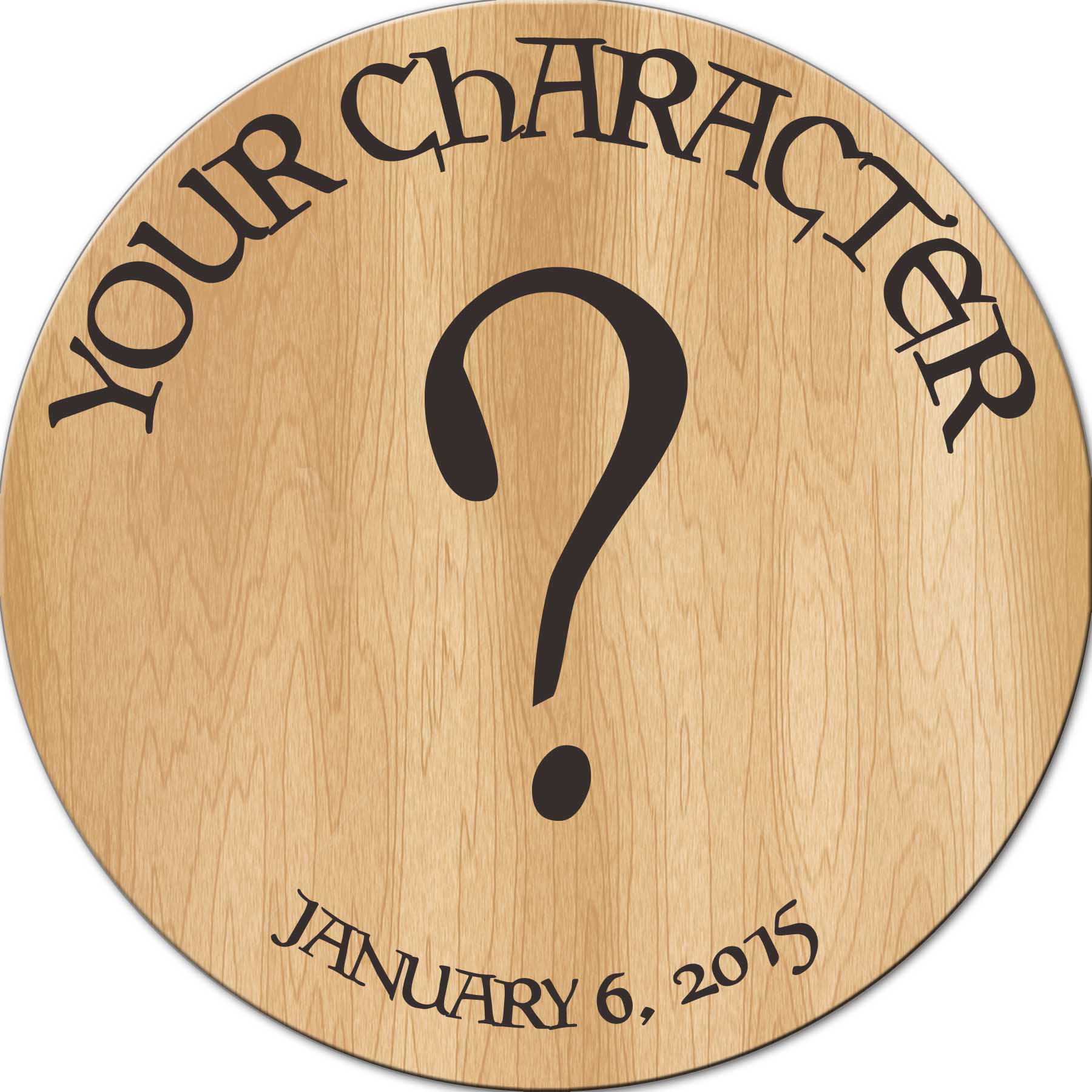 Wood Doubloons - Krewe de Jeanne d'Arc